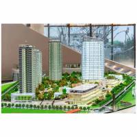 China 1:100 Scale Architectural Model Urban Development with LED Lighting and Water Features for Professional Presentations for sale