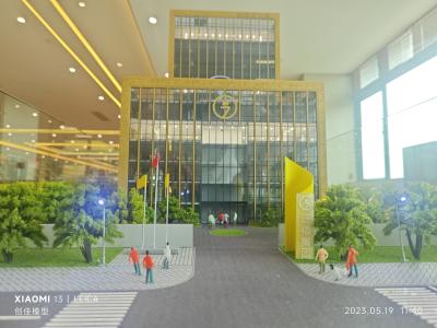 China 1:150 Scale Commercial Office Architectural Model with LED Lighting and Landscaping - 30 Day Production for sale