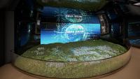 China 1:500 Scale Custom Regional Topography & Hydrology Model with LED Lighting - 30 Day Production for sale