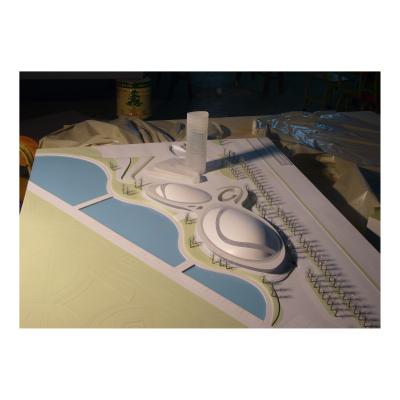 China Modern Sports Venue Architectural Model with Curved Domes - 30-Day Production, Custom Scale Design for Sports Complex Display for sale