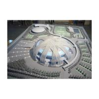 China Large Scale Sports Venue Architectural Model with Woven Ribbon Dome and LED Lighting - 30 Day Production for sale