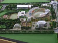 China 1:500 Scale Architectural Sports Complex Model 120x80x30cm with LED Lighting for Professional Presentations for sale