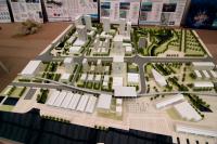China Urban Block Architectural Scale Model Mixed Use Buildings Green Spaces Traffic Planning for sale
