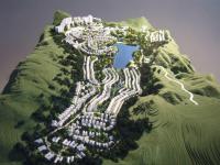 China Coastal Park Masterplan Architectural Model with Mixed-Use Development, Water Features, and 30-Day Production Cycle for sale