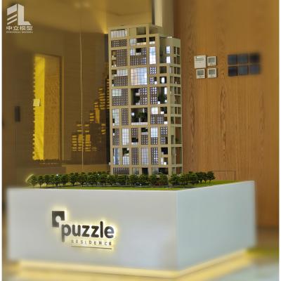 China Puzzle Residence High - rise Architectural Scale Model for Professional Display for sale