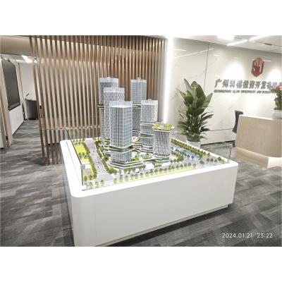 China Modern Commercial District Architectural Scale Model 3D Layout Diorama 1:200 Scale for sale