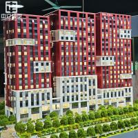 China 3D Residential Architectural Model Red Town Villa Scale Model for Real Estate Marketing and Design Review for sale