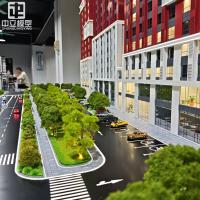 China 3D Residential Architectural Model Red Town Villa Scale Model for Real Estate Marketing and Design Review for sale