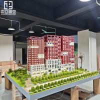 China 3D Residential Architectural Model Red Town Villa Scale Model for Real Estate Marketing and Design Review for sale