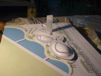 China Olympic Style Sports Stadium Architectural Scale Model with LED Lighting 1:200 for sale