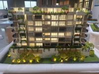 China Vertical Greening Residential Architectural Scale Model LED Lighted Eco Housing Urban Complex 1:100 for sale