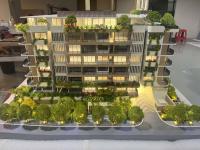 China Vertical Greening Residential Architectural Scale Model LED Lighted Eco Housing Urban Complex 1:100 for sale