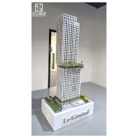 China High Rise Commercial Skyscraper Architectural Scale Model with Sky Garden and LED Lighting for Real Estate Display for sale