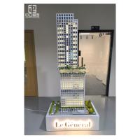 China High Rise Commercial Skyscraper Architectural Scale Model with Sky Garden and LED Lighting for Real Estate Display for sale