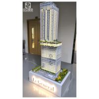 China High Rise Commercial Skyscraper Architectural Scale Model with Sky Garden and LED Lighting for Real Estate Display for sale