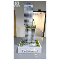 China High Rise Commercial Skyscraper Architectural Scale Model with Sky Garden and LED Lighting for Real Estate Display for sale