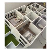 China Modern House Architectural Scale Model 1:100 High Precision Craftsmanship Realistic Exterior Landscape for Design Display for sale
