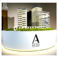China High-Rise Architectural Scale Model Realistic Lighting Facade Details for Office Complex Design Display Property Promotion for sale