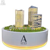 China High-Rise Architectural Scale Model Realistic Lighting Facade Details for Office Complex Design Display Property Promotion for sale