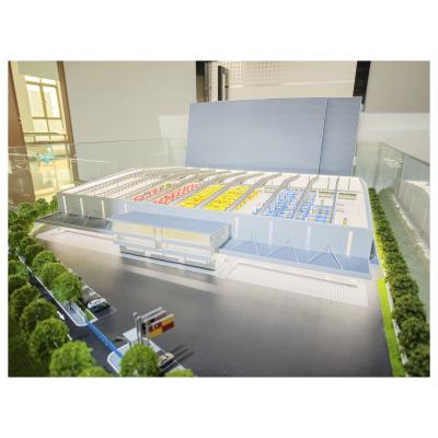 China Intelligent Logistics Center Scale Architectural Model AI Powered Automated Storage & Sorting System Showcase for sale