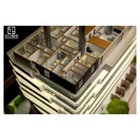 China Custom Modern Office Building Architectural Scale Model 1:100 Elevator Lift and LED Lighting for sale
