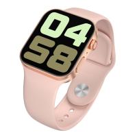 China Full Circle HD Colorful T55 Plus Smart Watch Rose Gold Smartwatch for sale