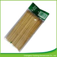 China Disposable Mao Bamboo BBQ Skewers Stick Biodegradable for sale