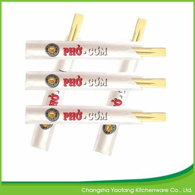 China Twins 23cm Custom Printed Environmentally Friendly Chopsticks Double Bamboo for sale