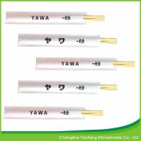 China 23cm Twins Sushi Custom Printed Chopsticks Bamboo Natural Color for sale