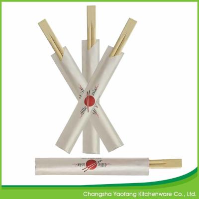 China 23cm Bamboo Restaurant Chop Sticks Twins Custom Disposable Natural for sale