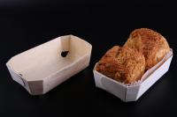 China Lunch Disposable Wooden Bento Box Takeaway Food Containers Rectangular for sale