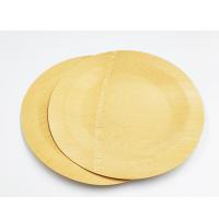 China Hotel Round Natural Bamboo Plate 3.5 inch Non pesticides For Fruits for sale