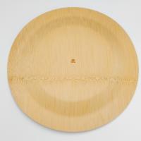 China Hotel Round Natural Bamboo Plate 3.5 inch Non pesticides For Fruits for sale