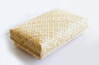 China Hand Woven Mini Bamboo Basket Colored Single Ear For Food for sale
