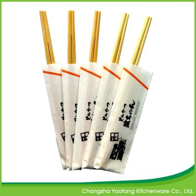 China Square Natural Mao Disposable Bamboo Chopsticks 4.5 - 5.0 mm Thickness for sale