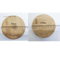 China unicolor Coffee Bamboo Cup Cover Replacement Lid 12mm Thickness customized for sale