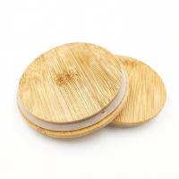 China unicolor Coffee Bamboo Cup Cover Replacement Lid 12mm Thickness customized for sale