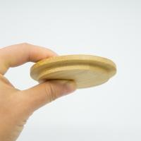 China unicolor Coffee Bamboo Cup Cover Replacement Lid 12mm Thickness customized for sale