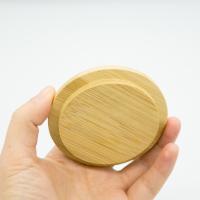 China unicolor Coffee Bamboo Cup Cover Replacement Lid 12mm Thickness customized for sale