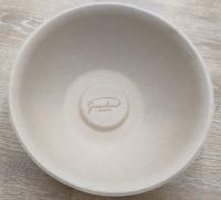 China Natural Bio Bamboo Fiber Salad Bowl Disposable Unicolor Food Grade for sale