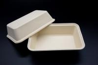 China Natural Bio Bamboo Fiber Salad Bowl Disposable Unicolor Food Grade for sale