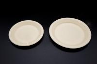China Natural Bio Bamboo Fiber Salad Bowl Disposable Unicolor Food Grade for sale