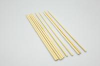China Unicolor Eco Friendly Bamboo Straws BBQ Disposable 3.0mm 4.0mm 5.0mm Diameter for sale