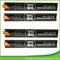 China 21cm Natural Tensoge Bamboo Chopsticks Open Paper Packing for sale