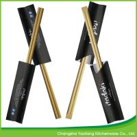China Bamboo Natural Disposable Restaurant Chop Sticks 24cm Tensoge Open Paper Packing for sale