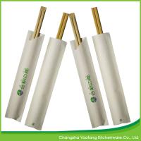 China 24cm Disposable Tableware Tensoge Bamboo Chopsticks 5.0mm Thickness Eco Friendly for sale