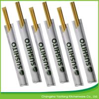 China Bamboo Natural Disposable Restaurant Chop Sticks 24cm Tensoge Open Paper Packing for sale