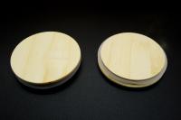 China Candy Bamboo Glass Jars 1500ml Transparent Glass Canister With Bamboo Lid for sale