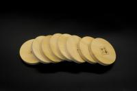 China 65mm Storage Jar Bamboo Lid Customized logo With Silicon Gasket for sale