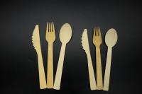 China SGS Bamboo Knives Forks And Spoons for sale